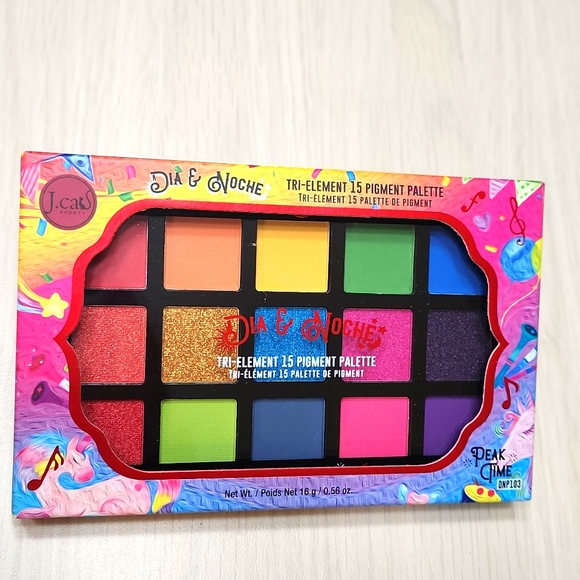 J.Cat Beauty | Makeup | J Cat Beauty Dia Noche Peak Time Eyeshadow Palette 5 Colors New | Poshmark